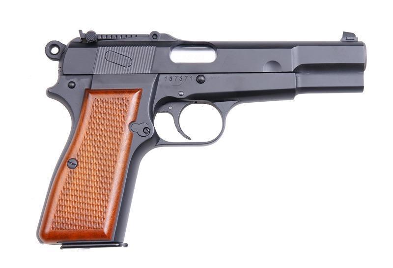 WE Browning HP M1935, blow back, metallinen - MilGear