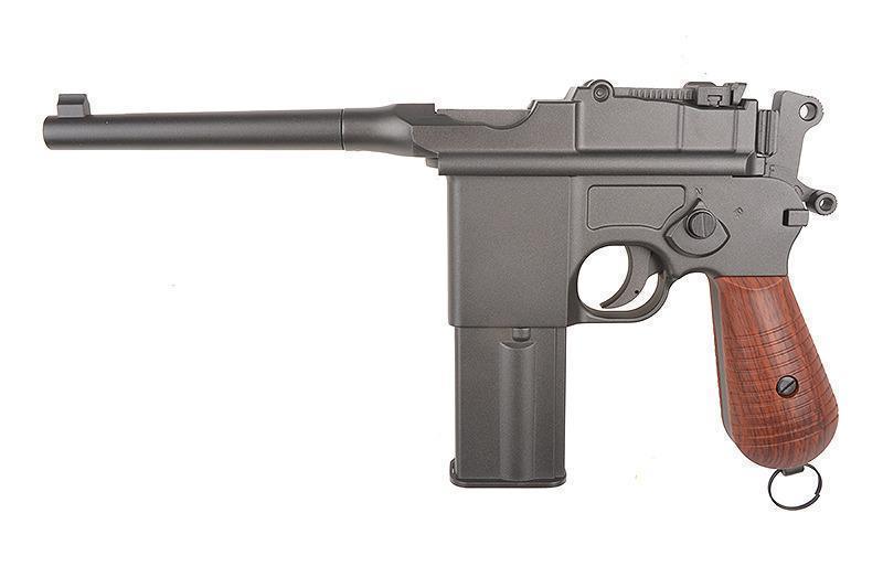 KWC Mauser M712 (C96) BlowBack CO2 pistooli, metallinen - MilGear