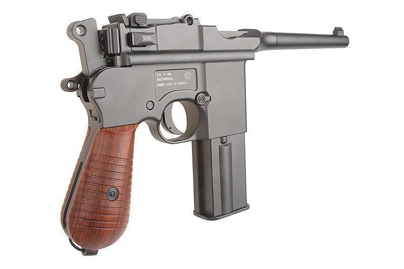 KWC Mauser M712 (C96) BlowBack CO2 pistooli, metallinen - MilGear