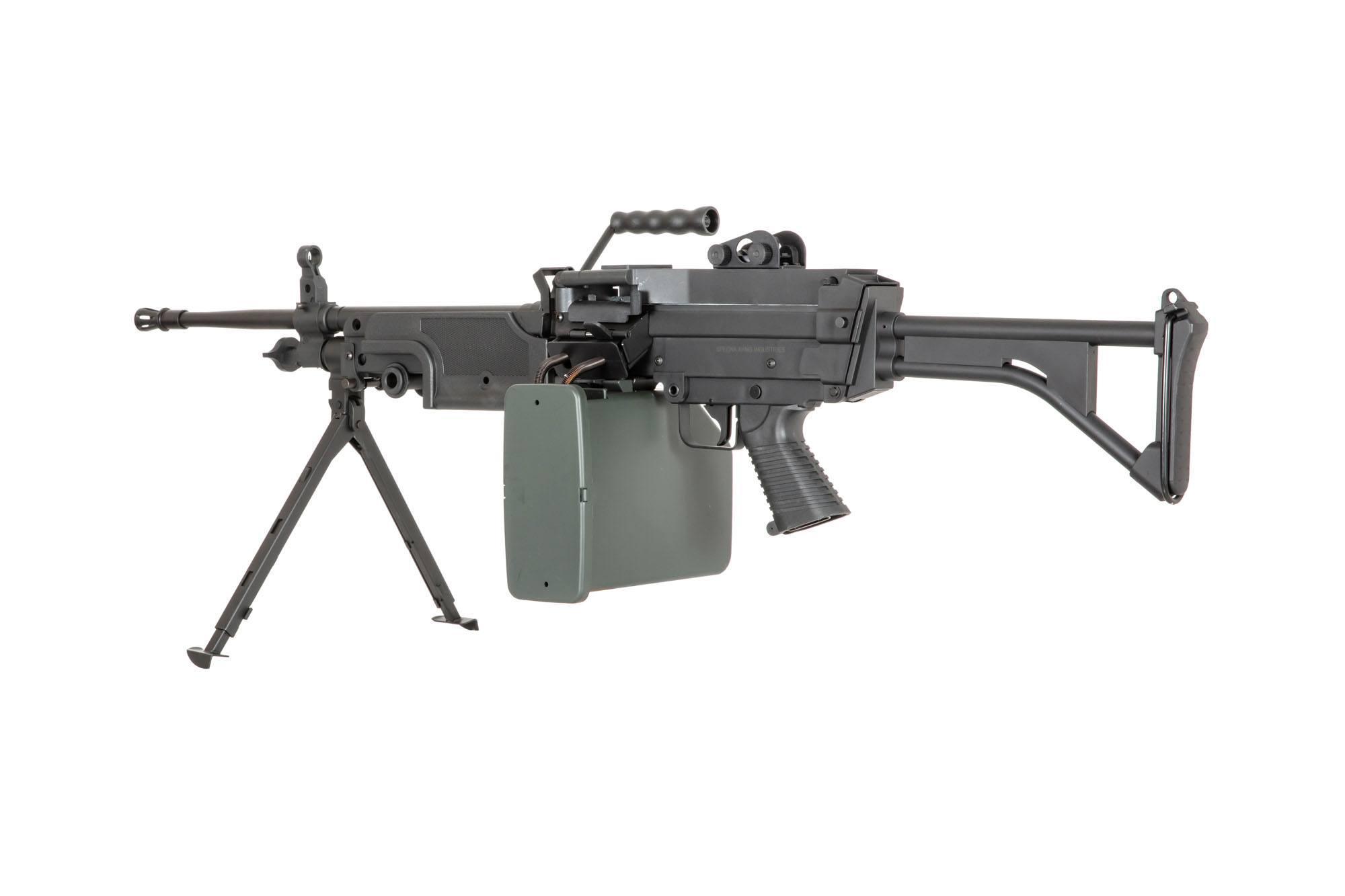 Specna Arms M249 SA-249 MK1 CORE AEG konekivääri - musta - MilGear