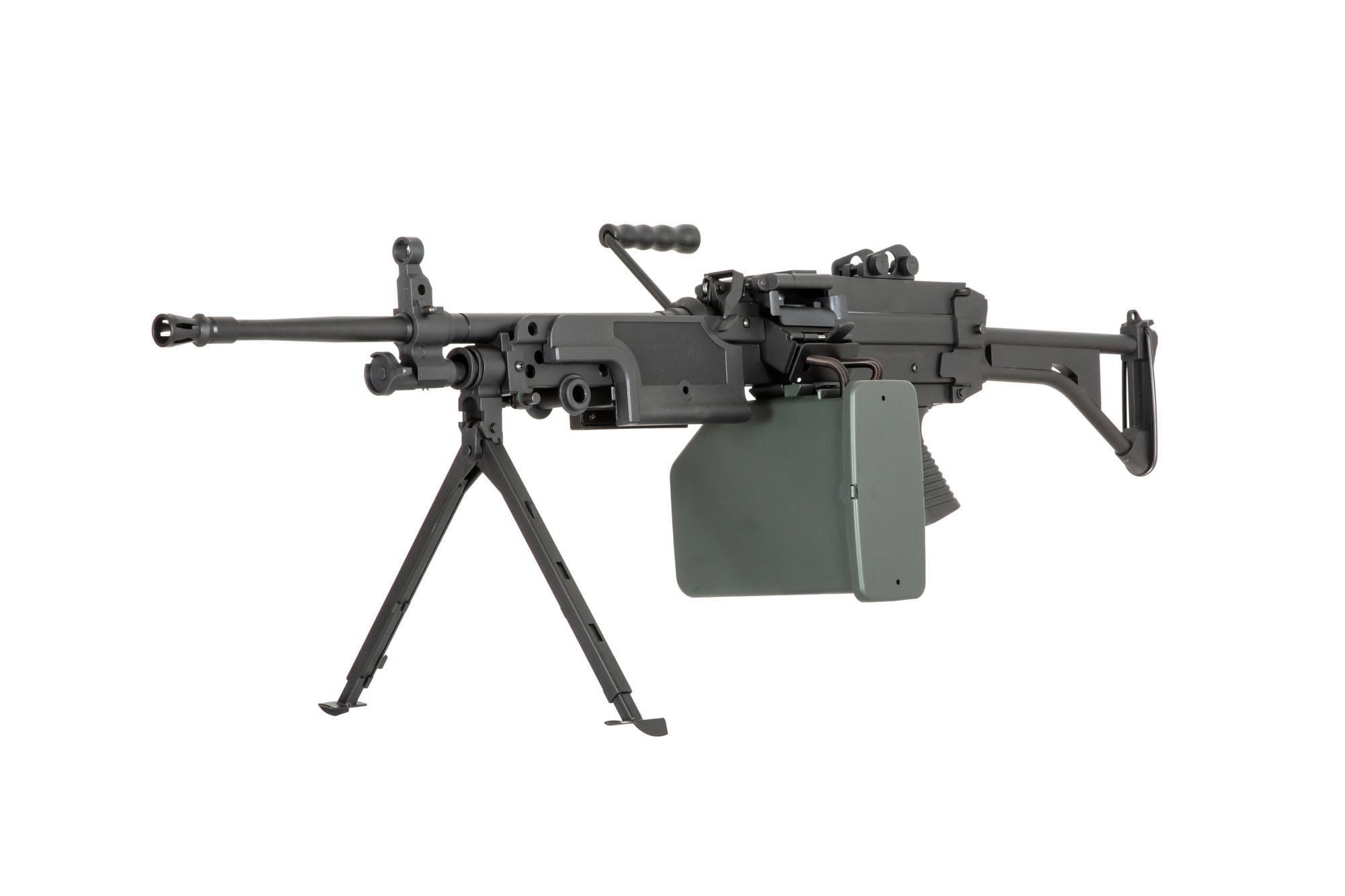 Specna Arms M249 SA-249 MK1 CORE AEG konekivääri - musta - MilGear