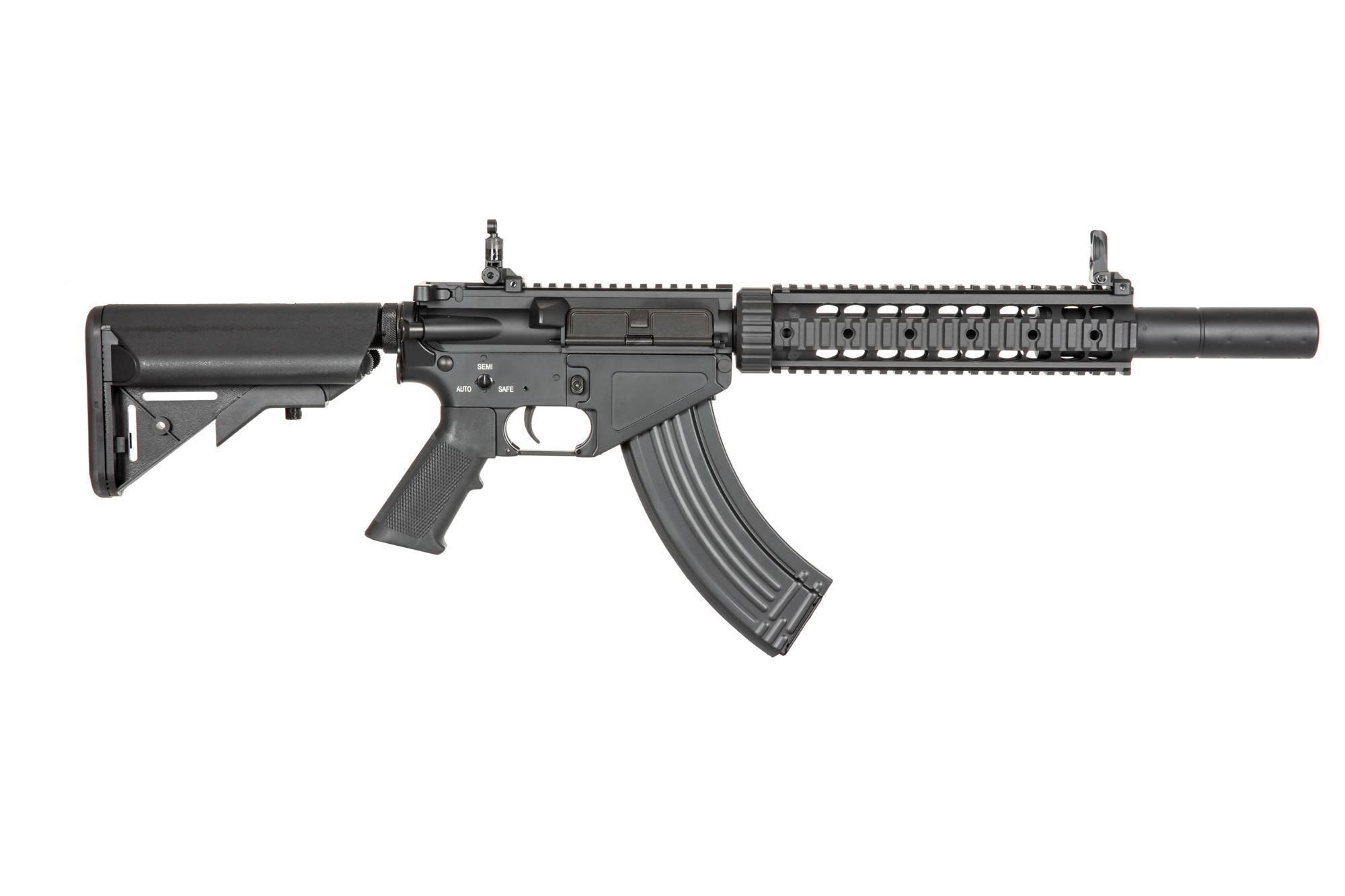 Cyma AR-47 CM093A QBS sähköase, metallirunko - musta - MilGear