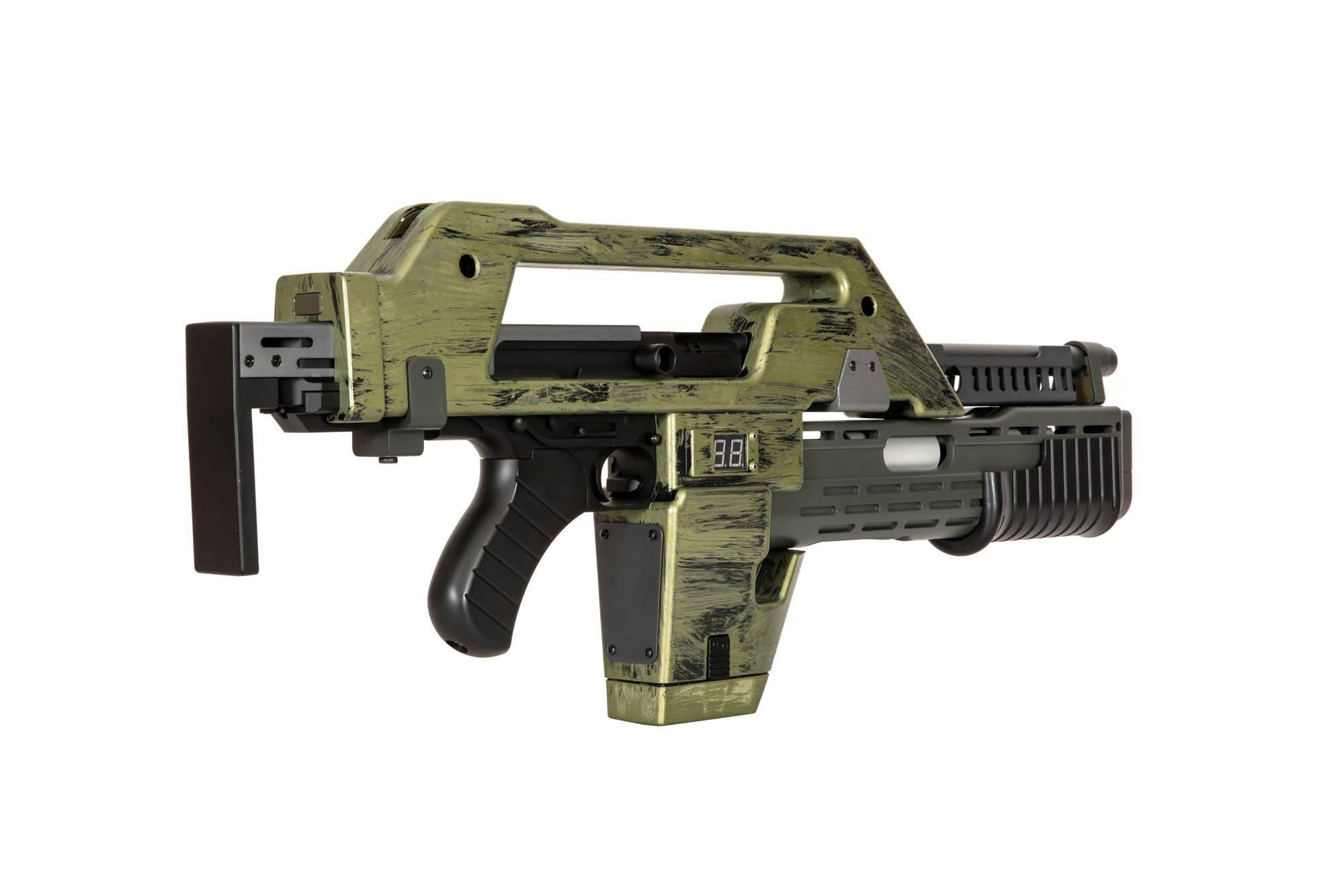 Snow Wolf M41A Pulse Rifle airsoft-ase - black / olive - MilGear