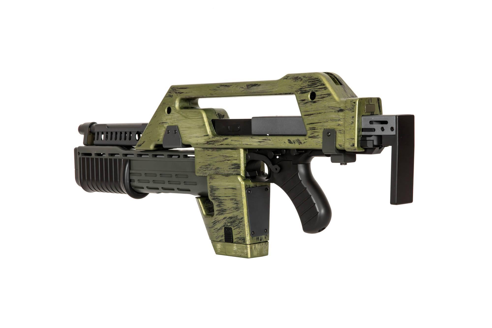 Snow Wolf M41A Pulse Rifle airsoft-ase - black / olive - MilGear