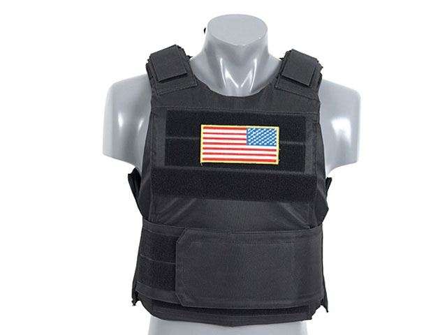 8Fields Delta PT body armor - musta - MilGear