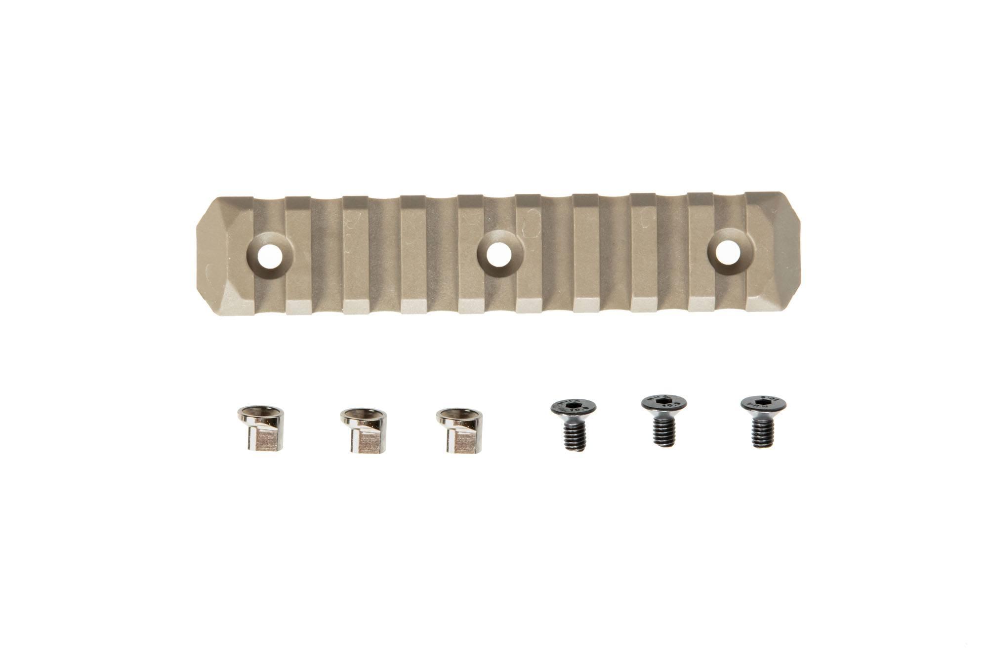 PTS ERS 9-slot Picatinny kisko, KeyMod - Dark Earth - MilGear