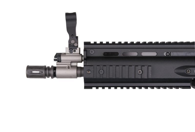 WE SCAR-L Mk16 Mod 0 Open Bolt GBBR, metallinen - musta - MilGear